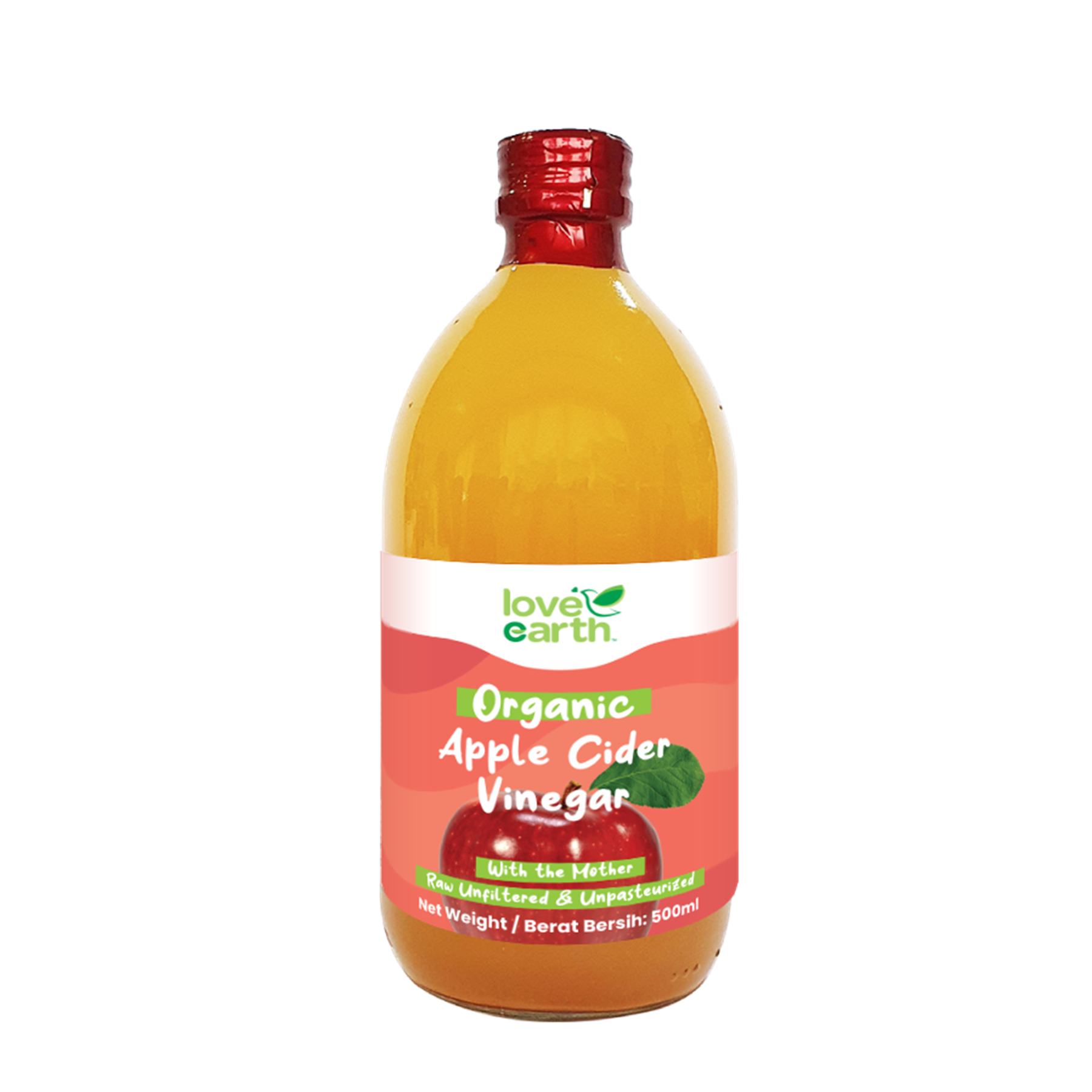 Love Earth Organic Apple Cider Vinega 500mL - 群福有限公司 Joinluck ...